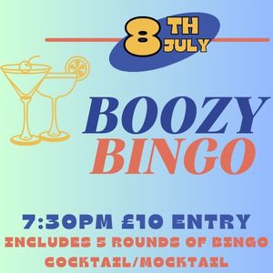 Racquets Fitness Centre | Racquets Boozy Bingo 8th July 2023 - Racquets ...